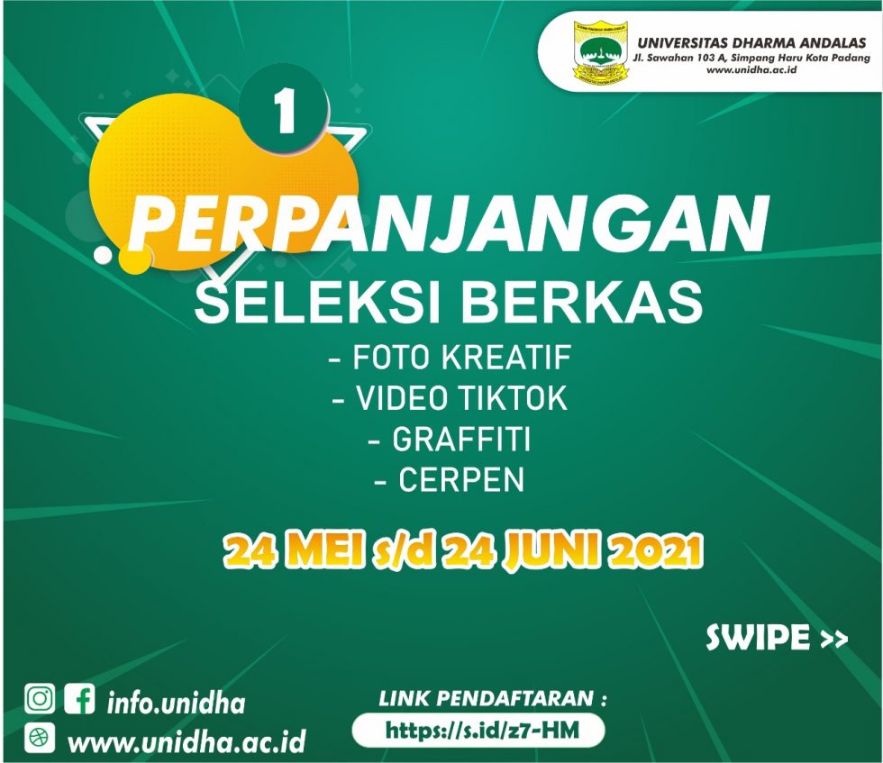 Perpanjangan Pelaksanaan Unidha Competition 2021 | Universitas Dharma ...