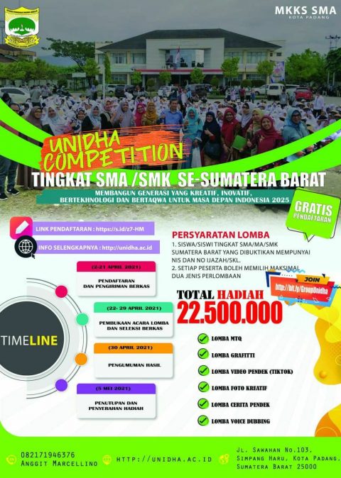 Unidha Competition 2021 | Universitas Dharma Andalas
