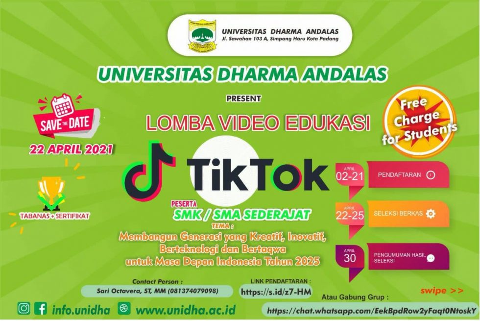 Unidha Competition 2021 | Universitas Dharma Andalas